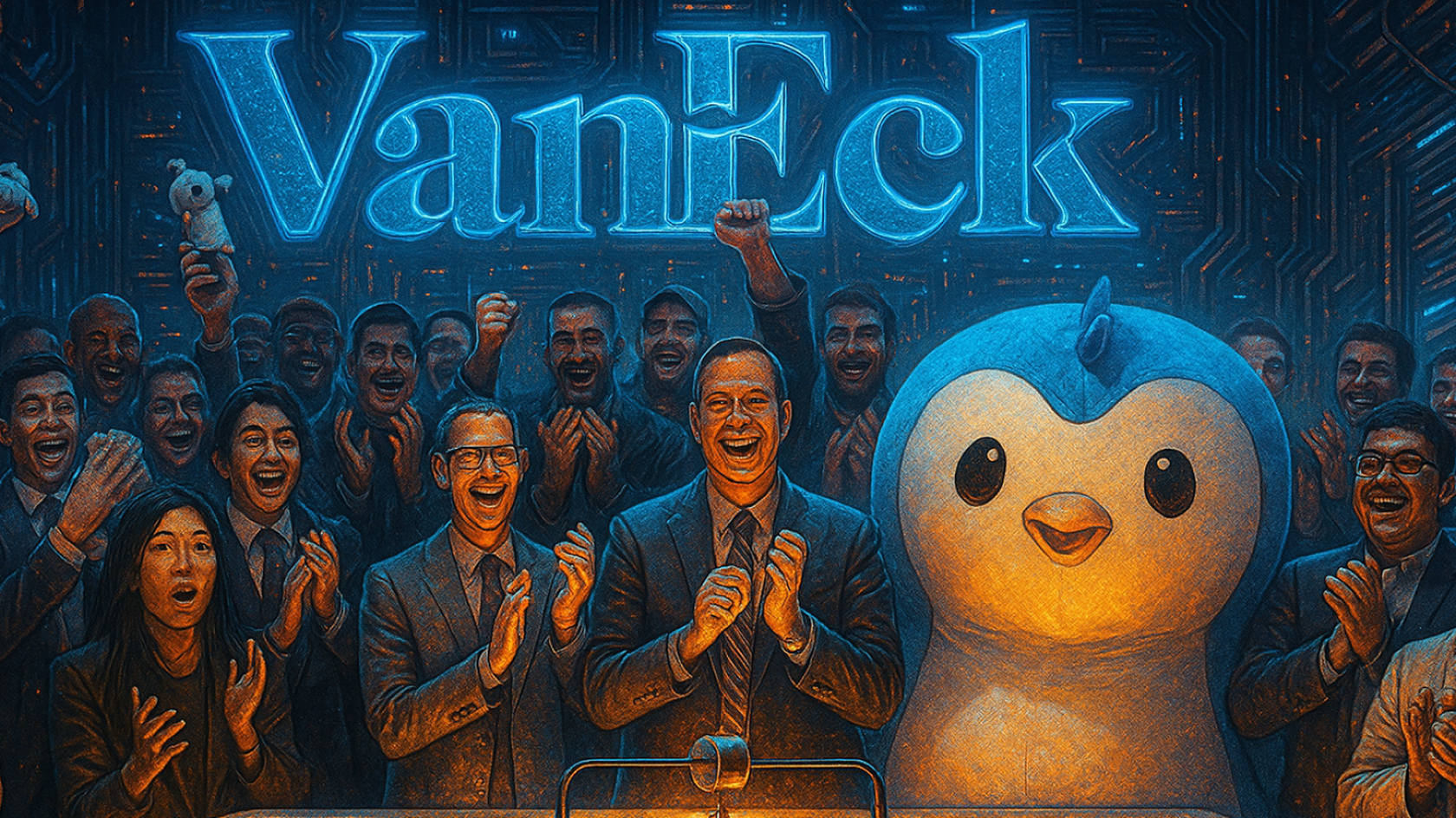 VanEck and Pudgy Penguins Ring the Nasdaq Opening Bell on NFT.EU