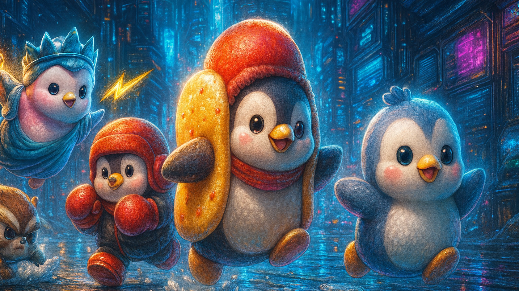 Pudgy Penguins Game Hits 1 Million Downloads on NFT.EU